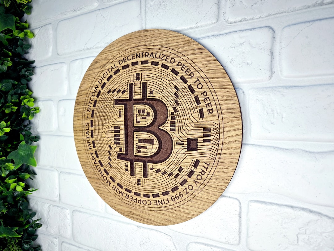 Bitcoin Wood Carving Bitcoin Handmade Wooden Sign Bitcoin - Etsy