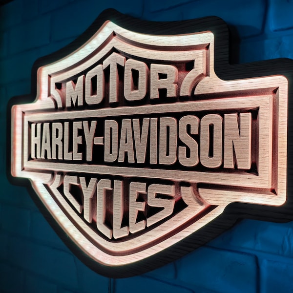 Harley Davidson Sign - Etsy