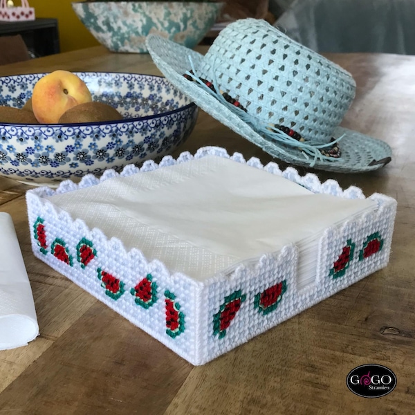 Plastic Canvas Napkin Holder Pattern - Etsy