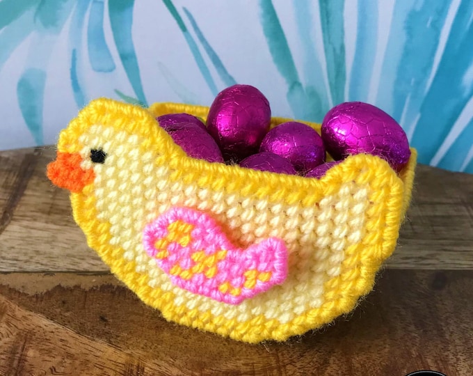 PDF Little Easter Chick, Plastic Canvas, 7 Count Pattern English Needlepoint - Etsy