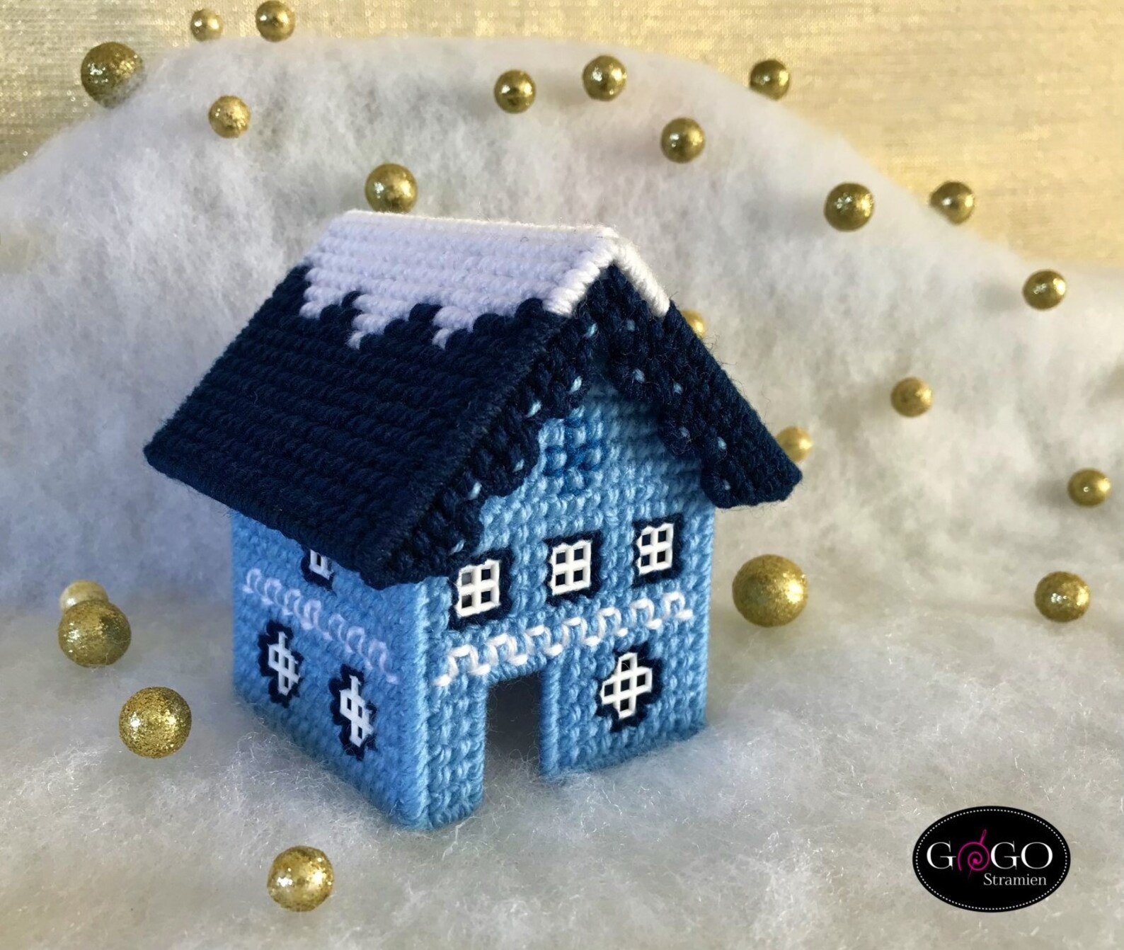 PDF Winter Village Cottages, Plastic Canvas Needlework, 7 Count Houses ...
