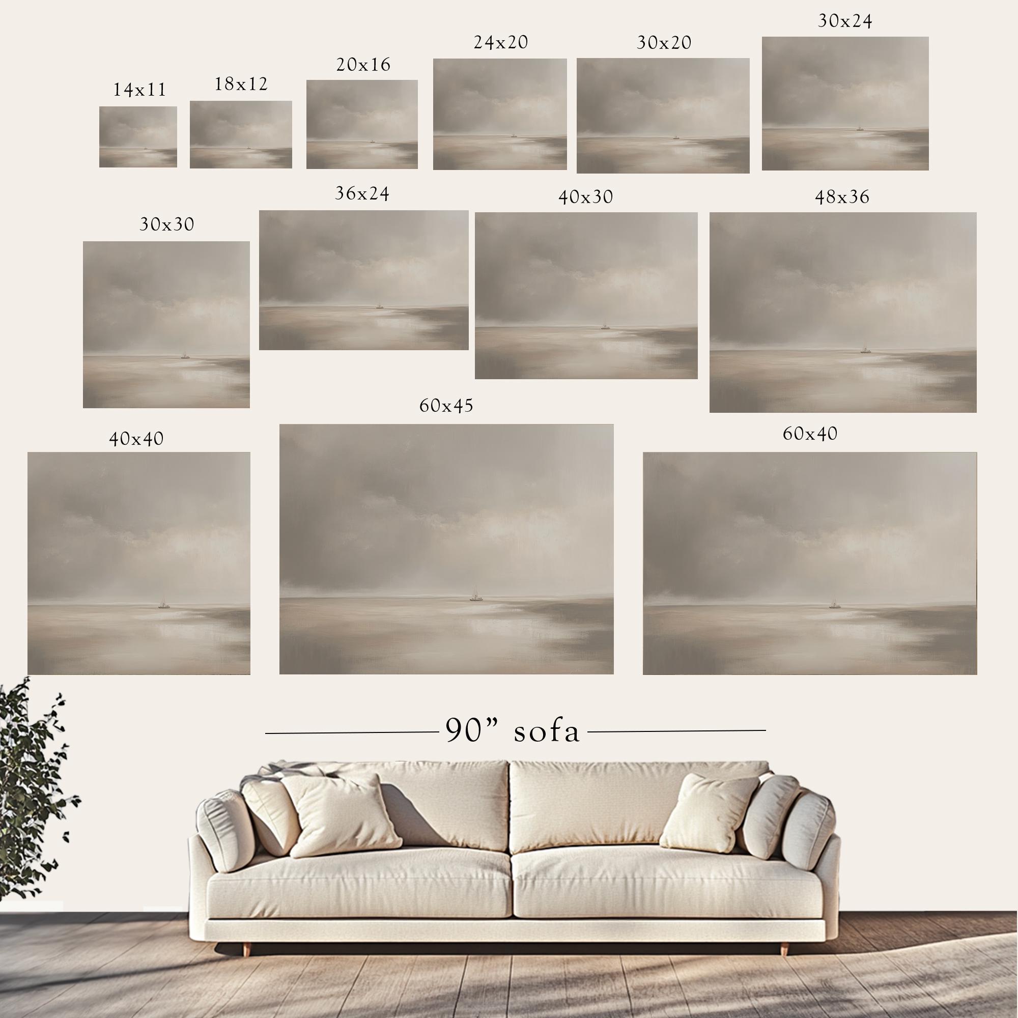 Peace, Be Still – Christian Unframed Art Print of Jesus Calming the ...