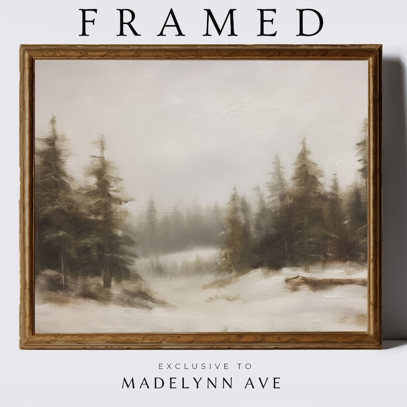 Pine Framed Wall Art - Etsy