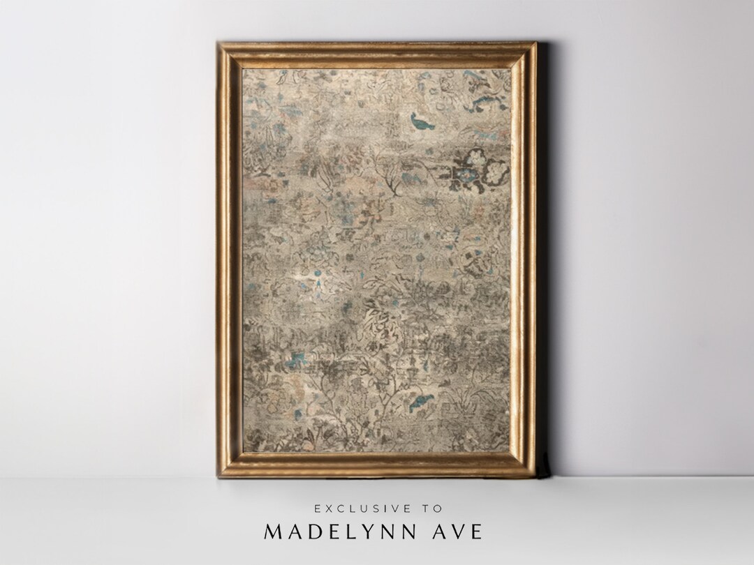 Abstract Pattern Painting, Rug Wall Art, Classic Modern Art Print ...