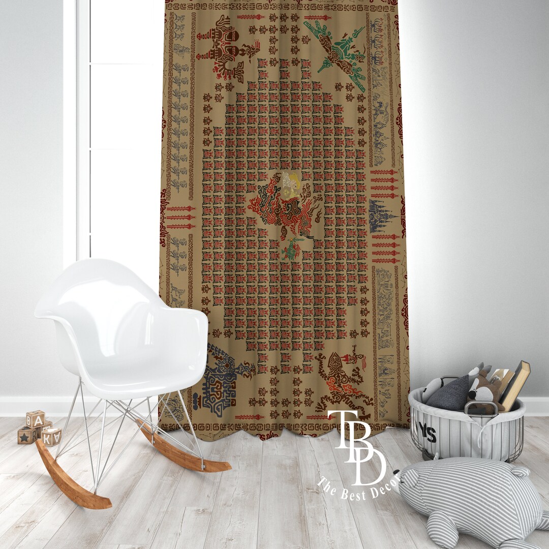 Zelda Curtain, Legend of Zelda Decor, Gift for Gamer, Game Room ...