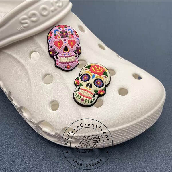 Dia Muertos Crocs - Etsy