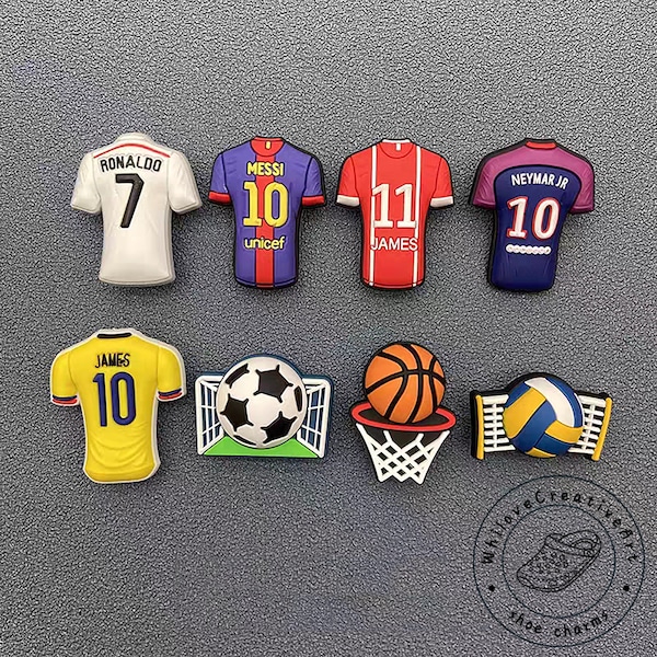 Ronaldo Soccer Croc Charms - Etsy