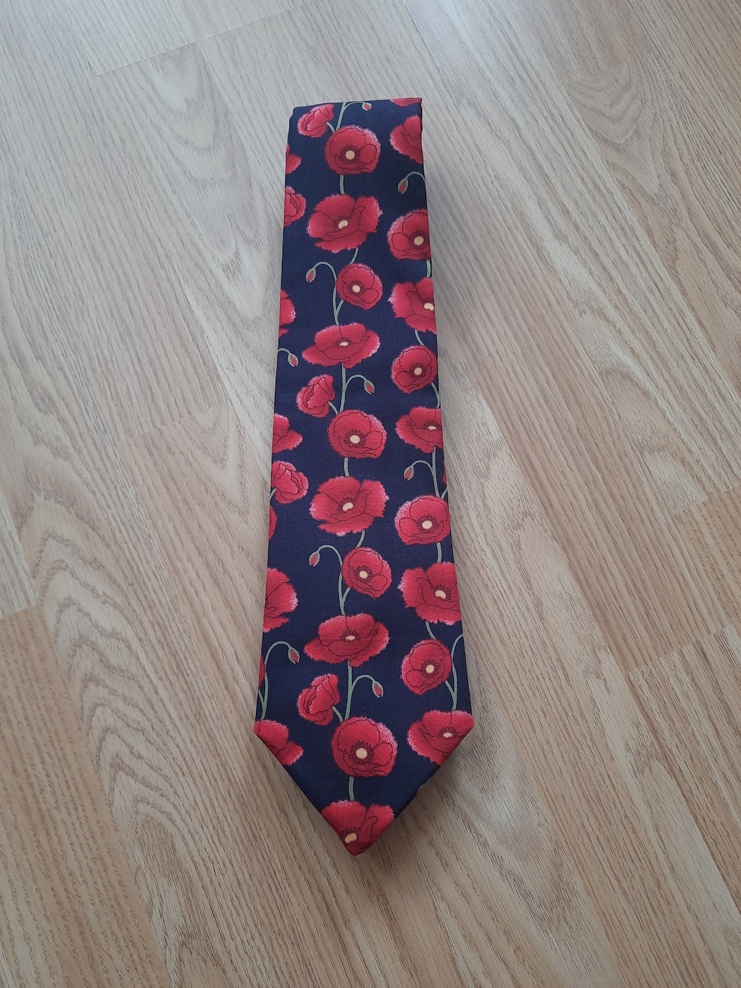 Remembrance Day Tie, Poppies Tie - Etsy
