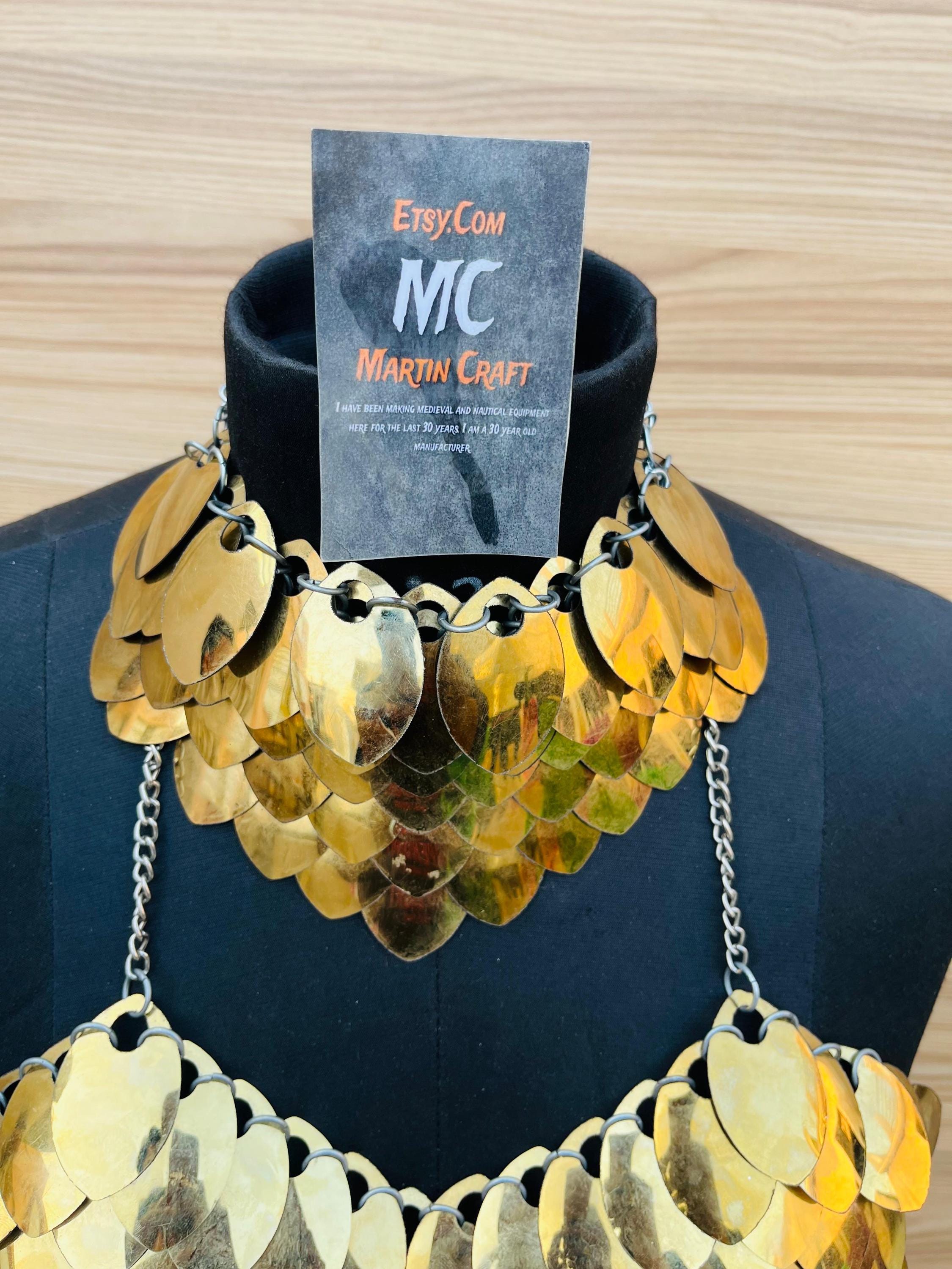 Women's Medieval Scale Mail Bra-custom Made-handcrafted Dragon Scale ...