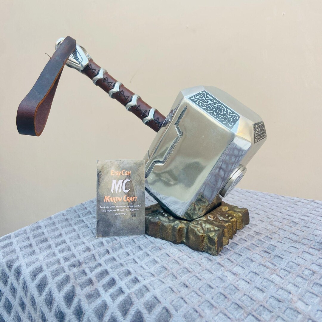 Thor Hammer Metal, Upgraded Version Thor Mjolnir, Thor Cosplay 1/1 ...
