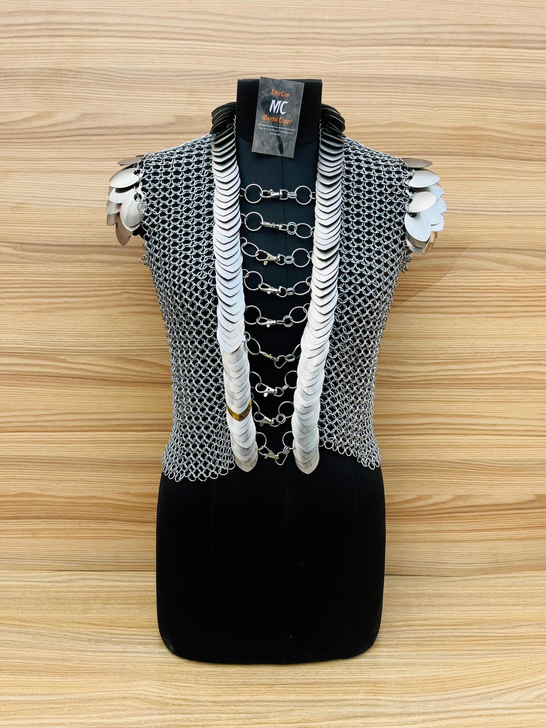 Women's Medieval Scale Mail Chainmail Top–renaissance Fair & LARP Armor ...