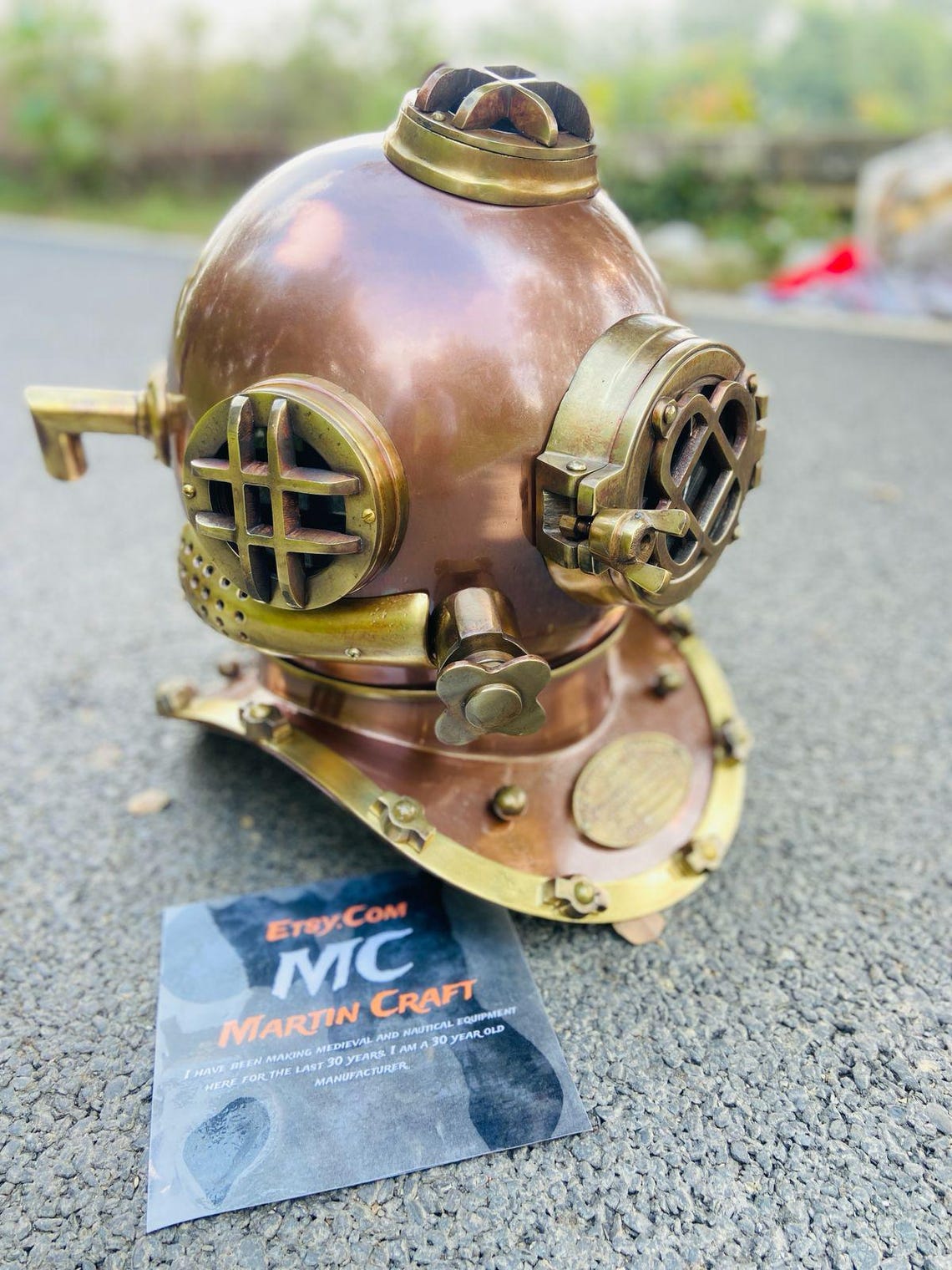 Commando Diving Helmet Scuba Vintage Diving Helmet US Navy Mark V ...