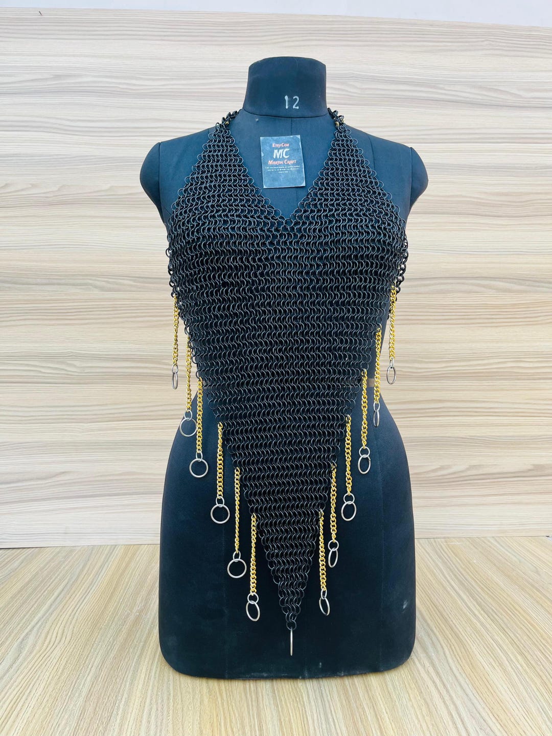 Chainmail Harness, Chainmail Chains Layers Top,fantasy Costume, Wedding ...