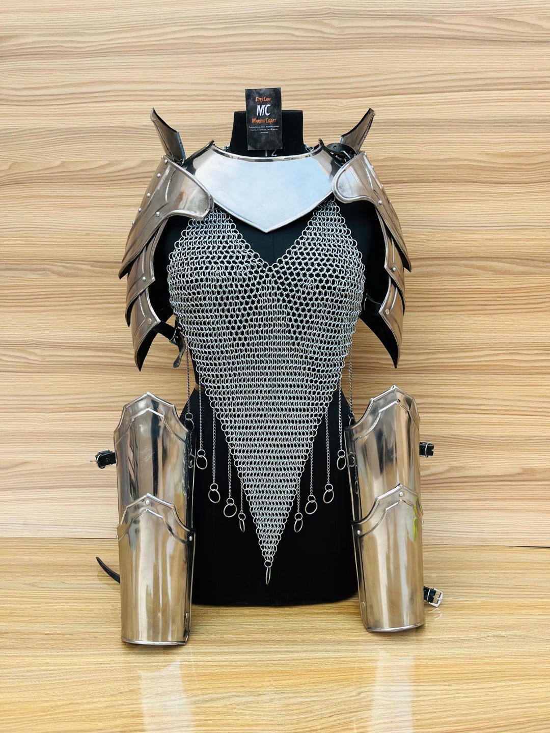 Women Medieval Ancient Silver Cuirass 20 Gauge Steel Wearable Battle ...