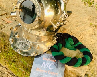 Commando Diving Helmet Scuba Vintage Diving Helmet US Navy Mark V ...