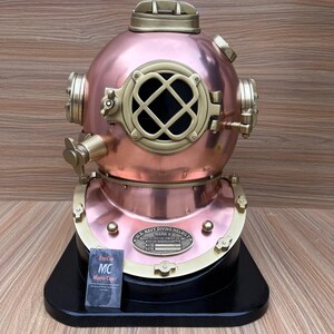 18" Deep-sea Diving Helmet I Steampunk Diving Helmet | Vintage Brass ...