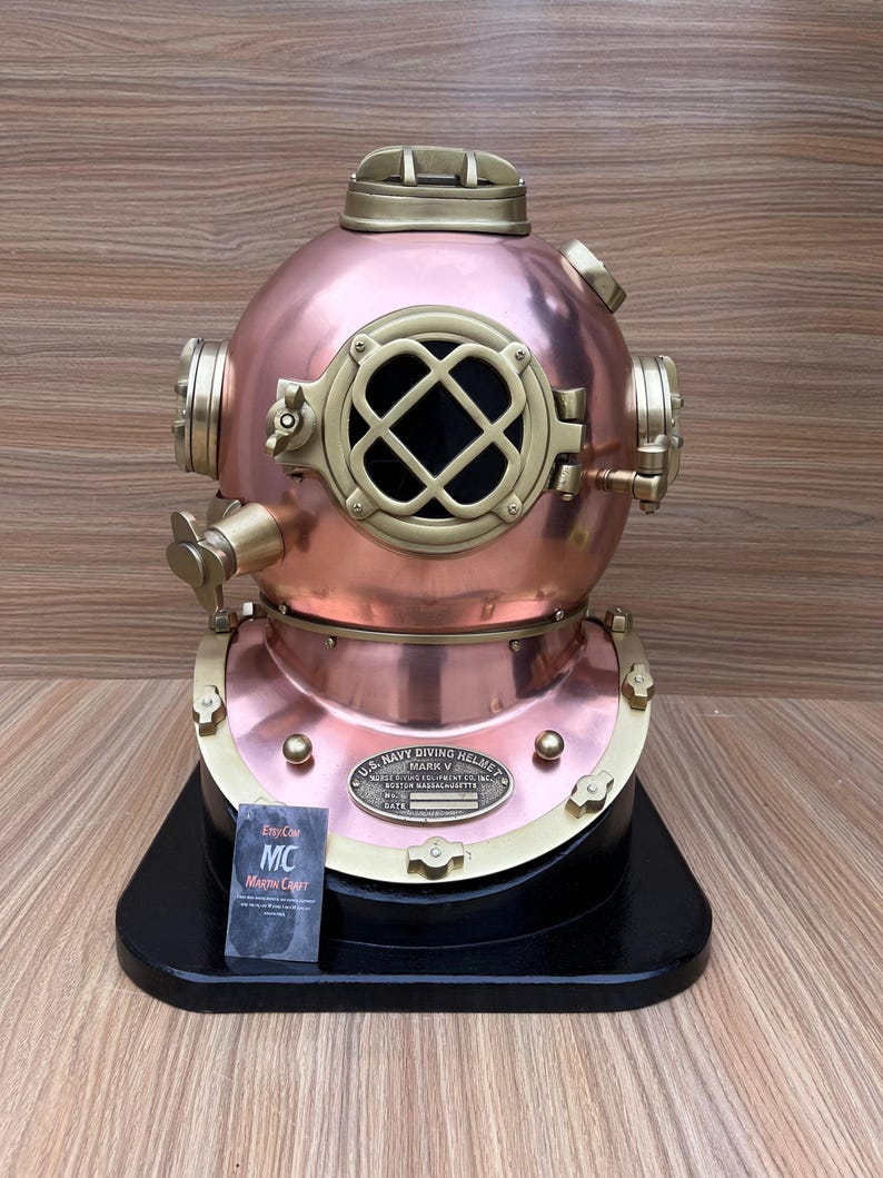18" Deep-sea Diving Helmet I Steampunk Diving Helmet | Vintage Brass ...