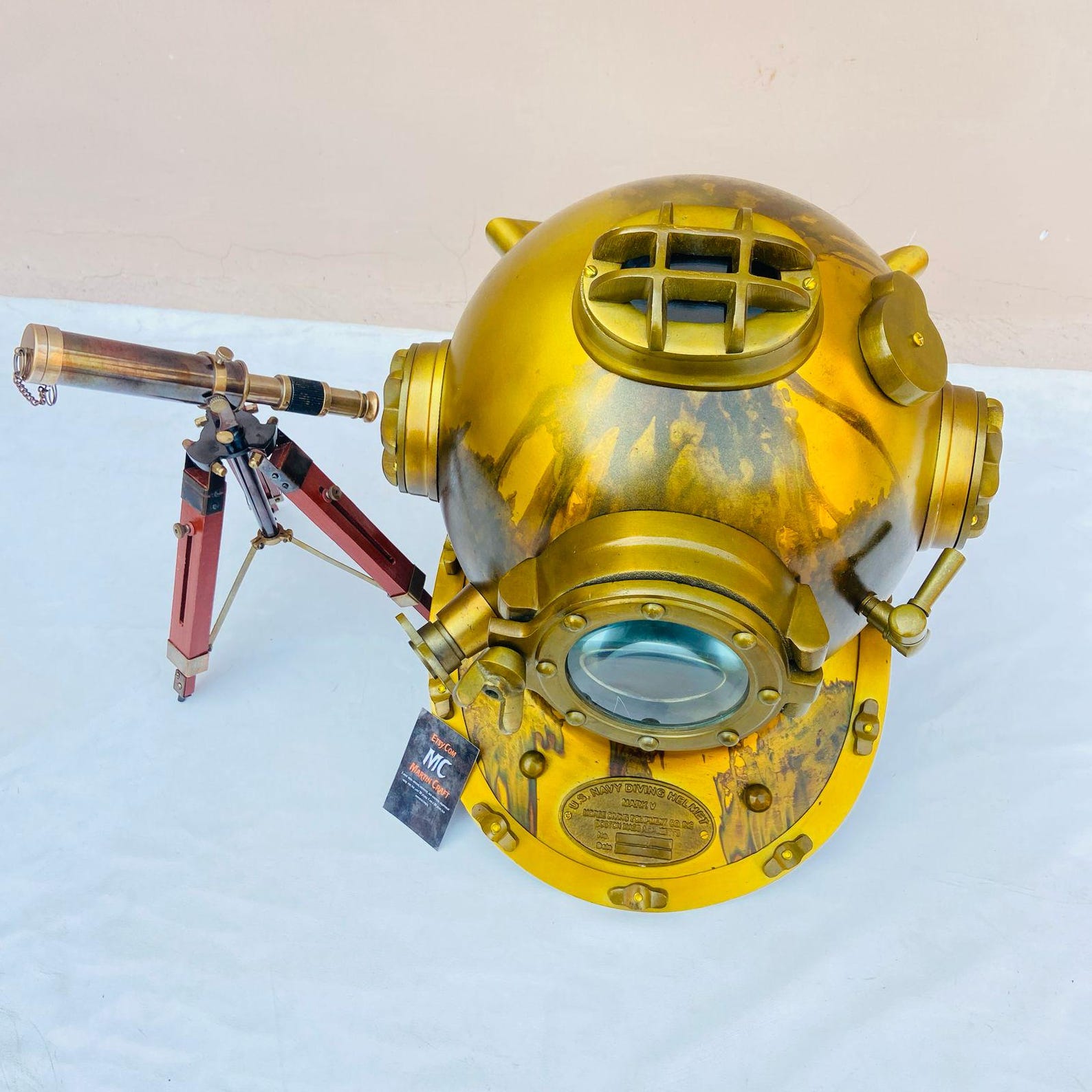 Scuba Vintage Diving Helmet Cammando Diving Helmet 18 Deep Sea Diving ...