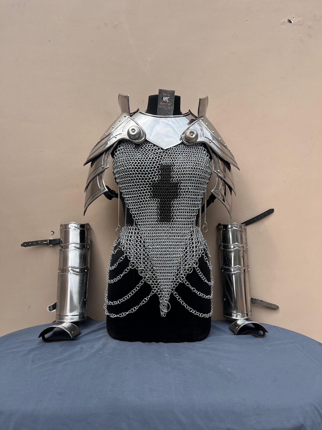 Women's Medieval Knight Body Armor-women Chainmail Armor Set,medieval ...