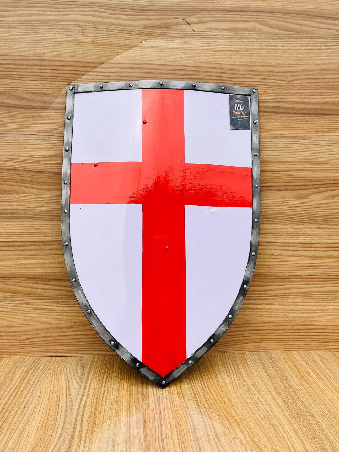 Medieval Knight's Red Cross Shield-perfect for Renaissance Fairs ...