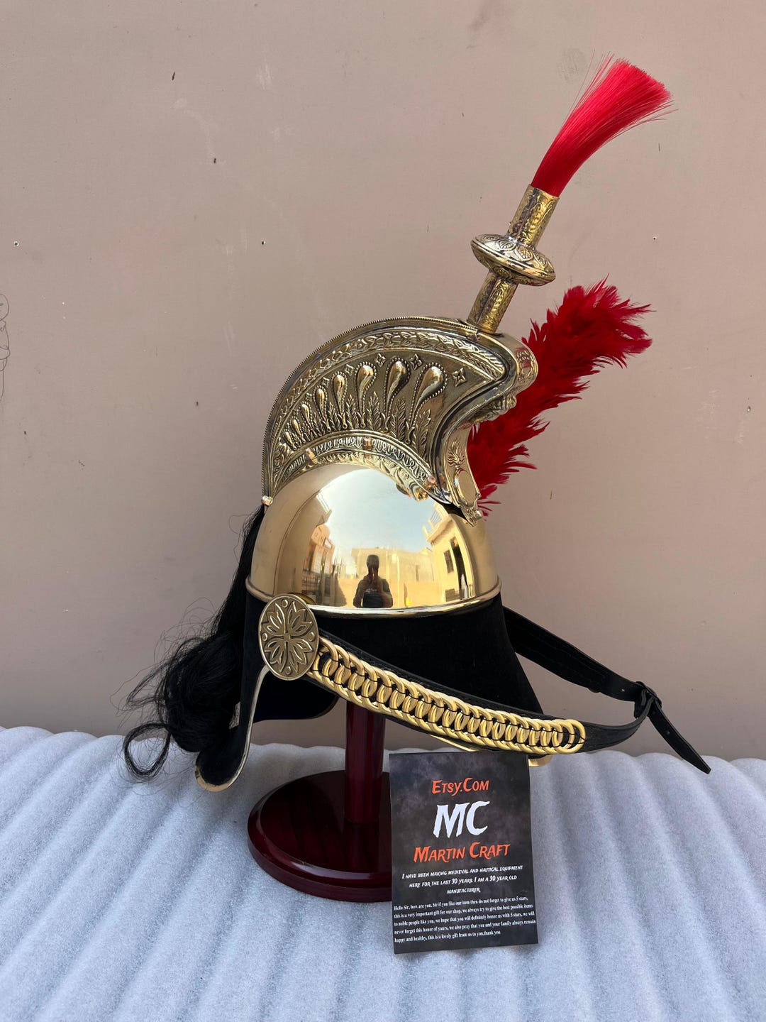 Napoleon Brass Helmet Replica–wearable Headpiece for Cosplay ...