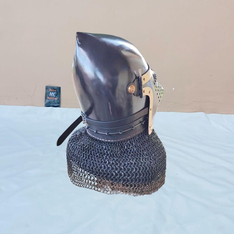 Medieval Knight Chainmail Helmet-crusader Style Armor, Perfect for ...