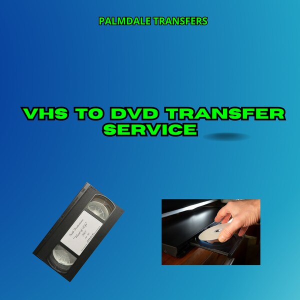 Vhs to Dvd Transfer - Etsy