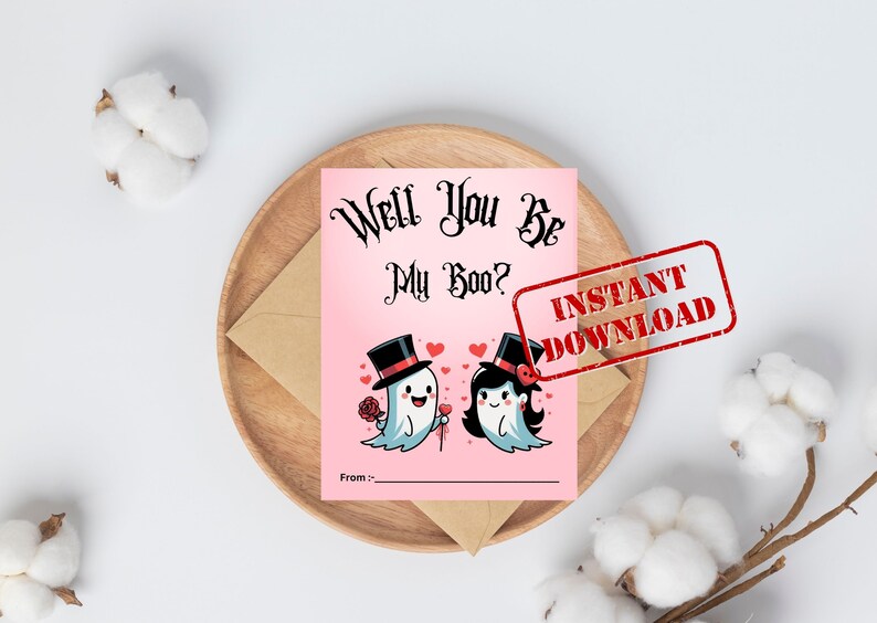 Cute Printable Spooky Valentine's Day Cards for Kids Kawaii Goth ...