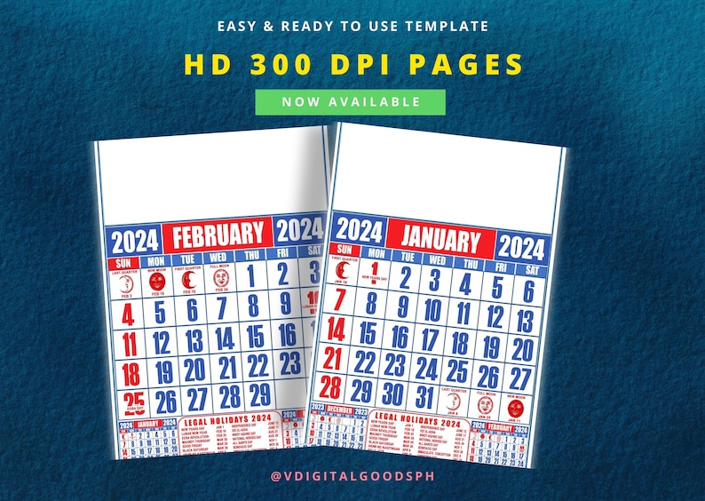 Editable Calendars Printable Calendar Commercial and Personal Use ...