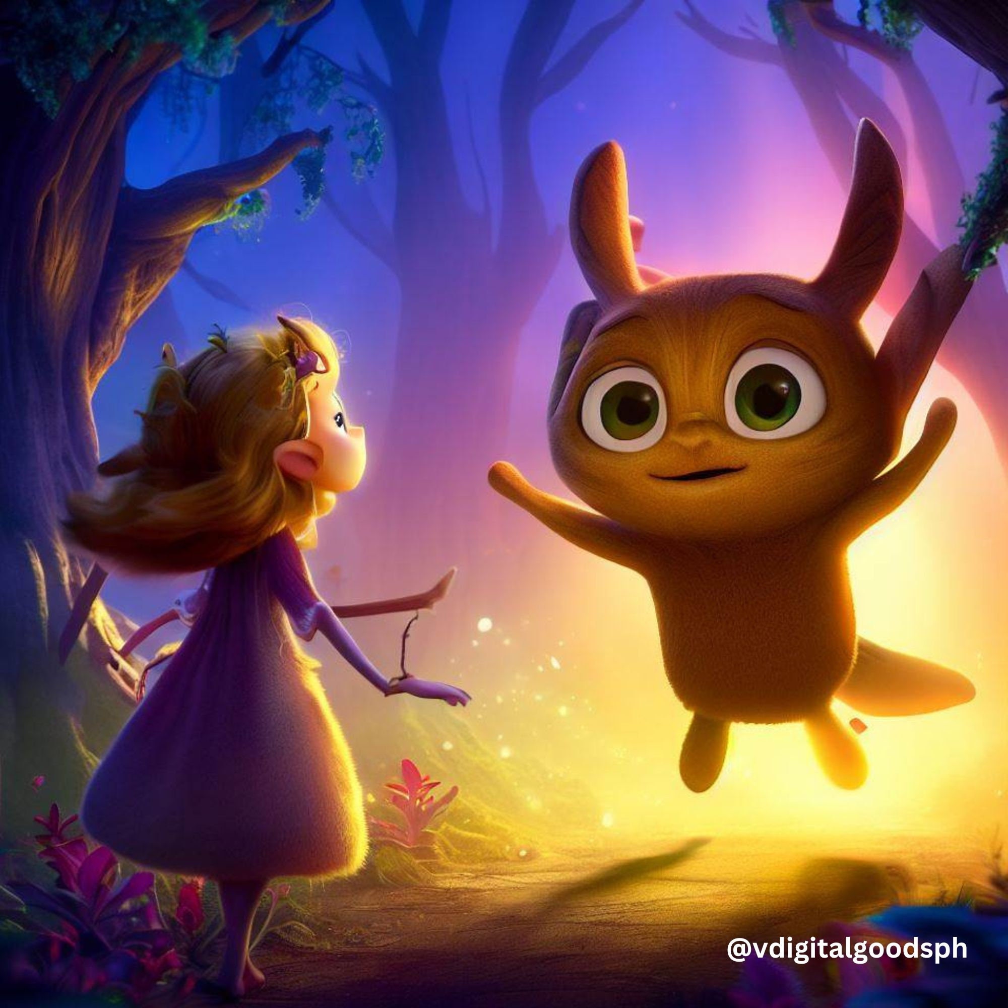 Magical Adventure of Lily the Talking Forest A Children's Digital Book ...