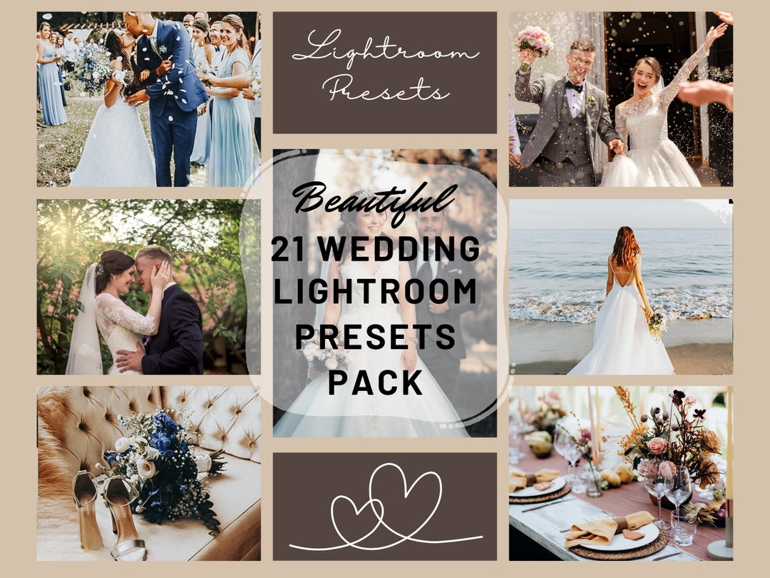 Beautiful Lightroom Presets 10 Natural Wedding | 11 Caramel Wedding ...