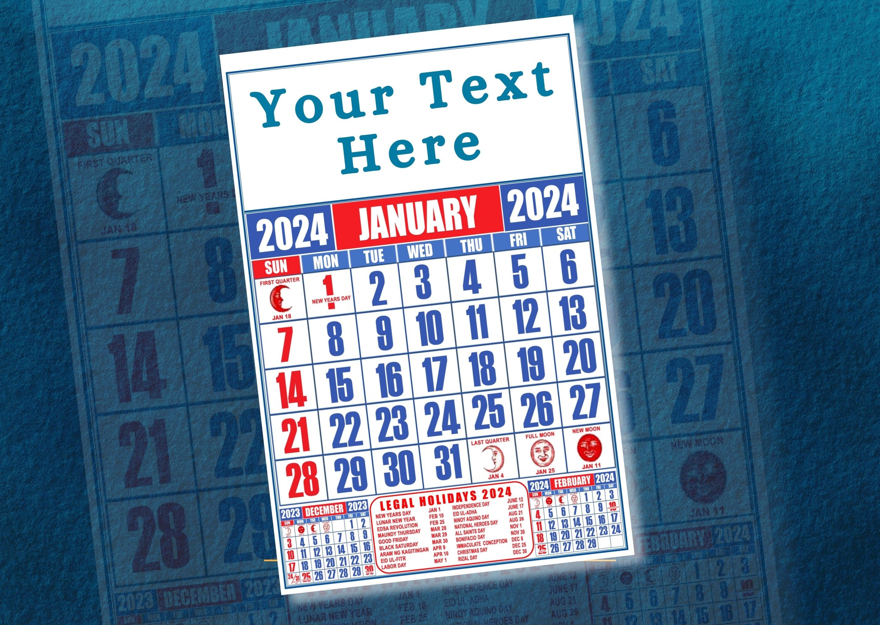 Editable Calendars Printable Calendar Commercial and Personal Use ...