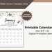 Printable Bible Verses Calendar 2024 Digital Calenders for 2024 ...