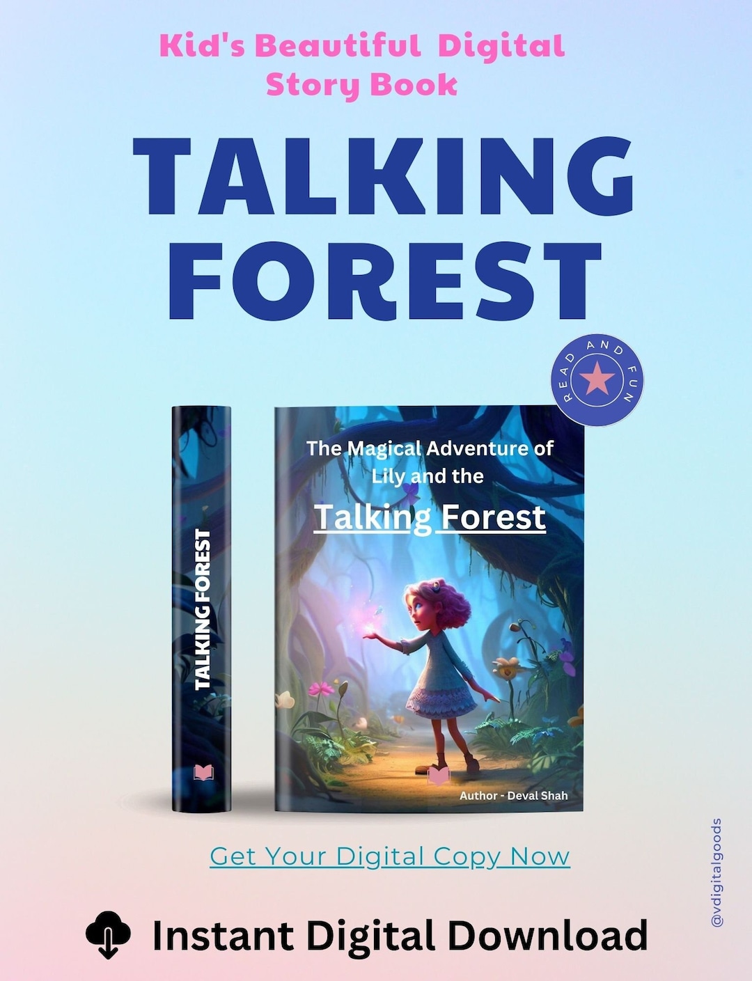 Magical Adventure of Lily the Talking Forest A Children's Digital Book ...