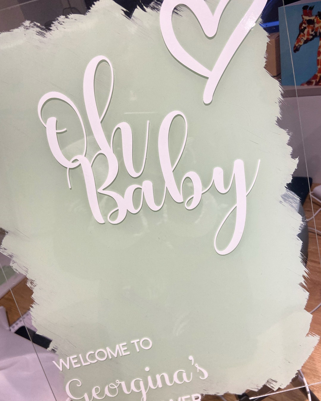 Baby Shower Welcome Sign - Etsy