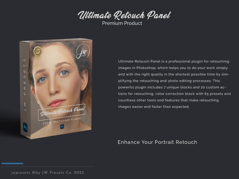 Retouch Panel for Photoshop V3.9 - Professional Tools for Retouching ...