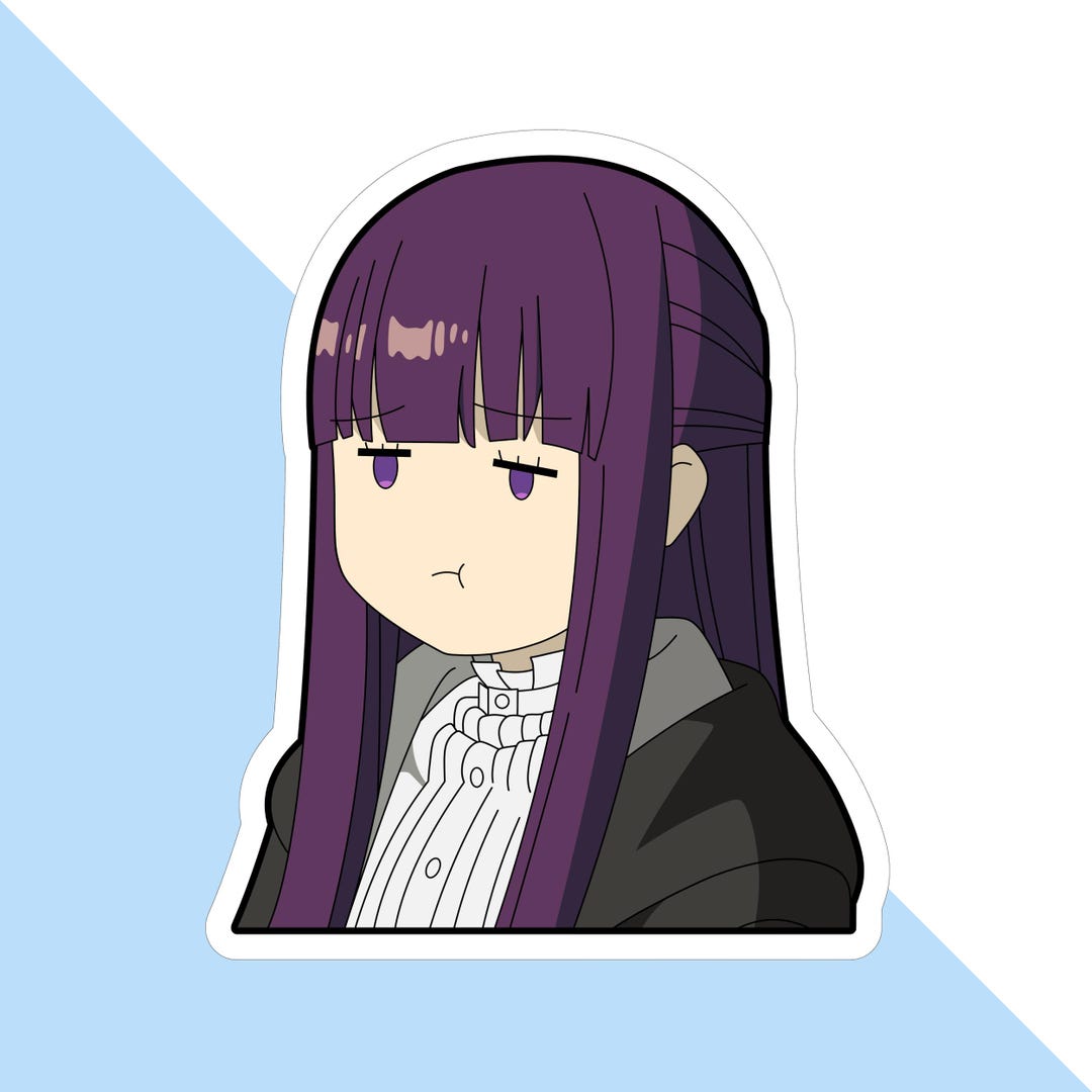 Anime Girl Sticker - Etsy