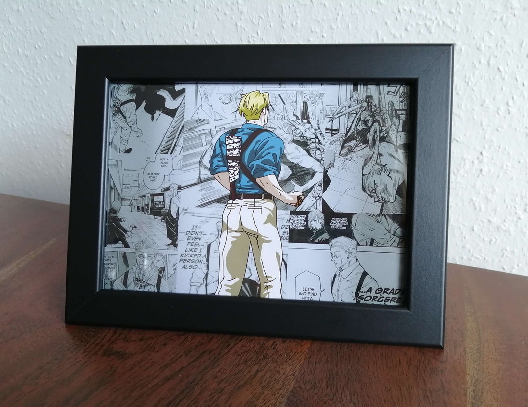 JJK Nanami Print With Frame - Etsy UK