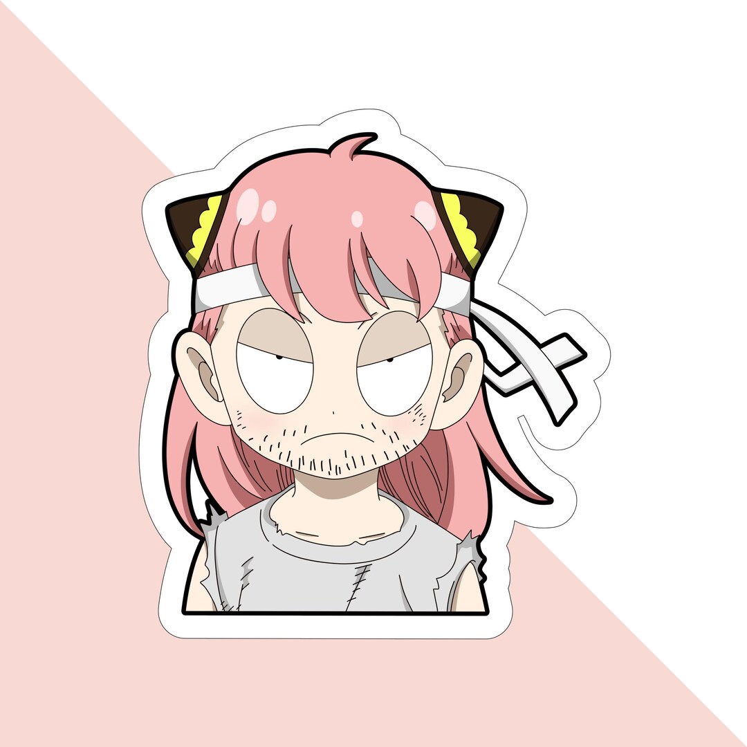 Anime Peanut Sticker - Etsy