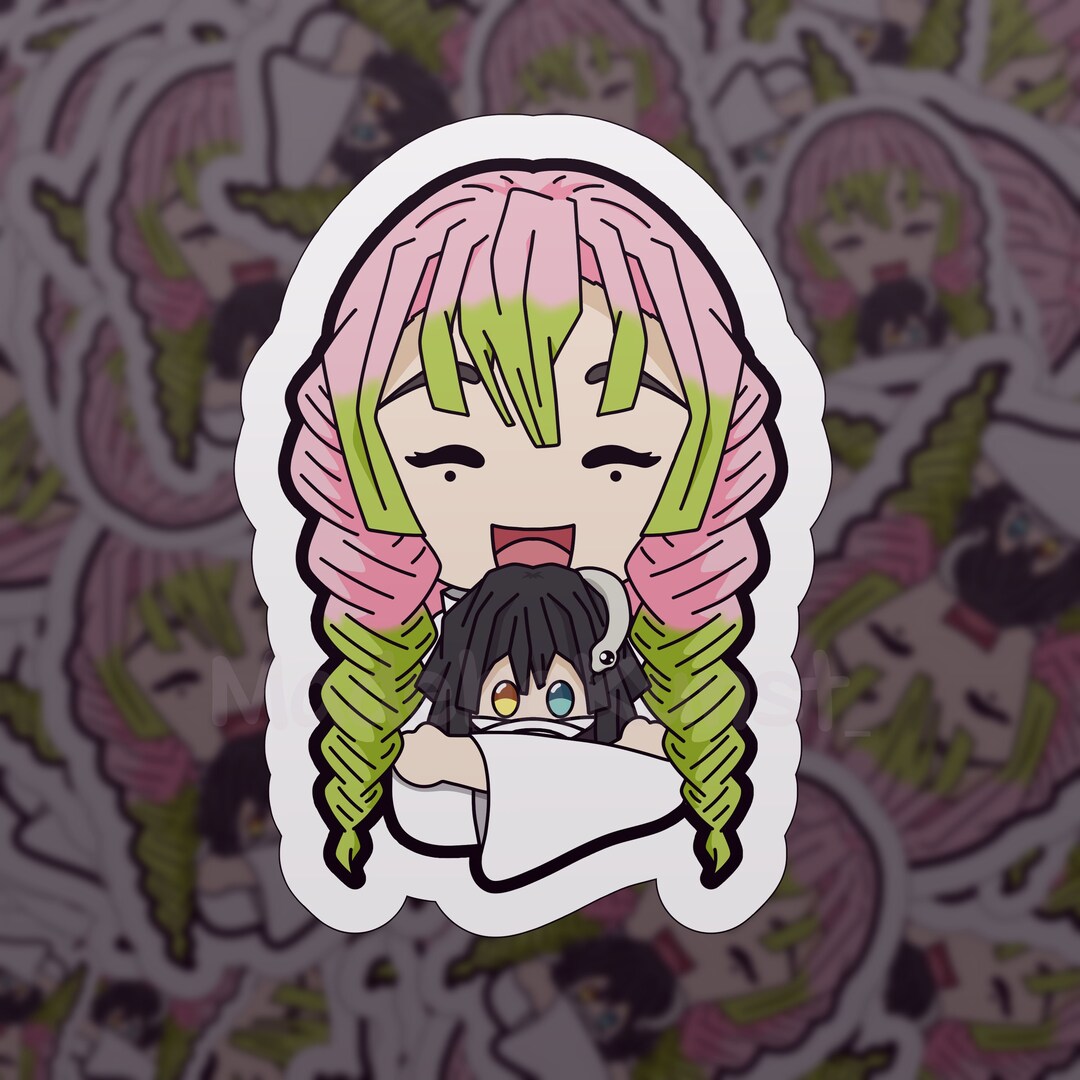 KNY Obamitsu Anime Stickers - Etsy