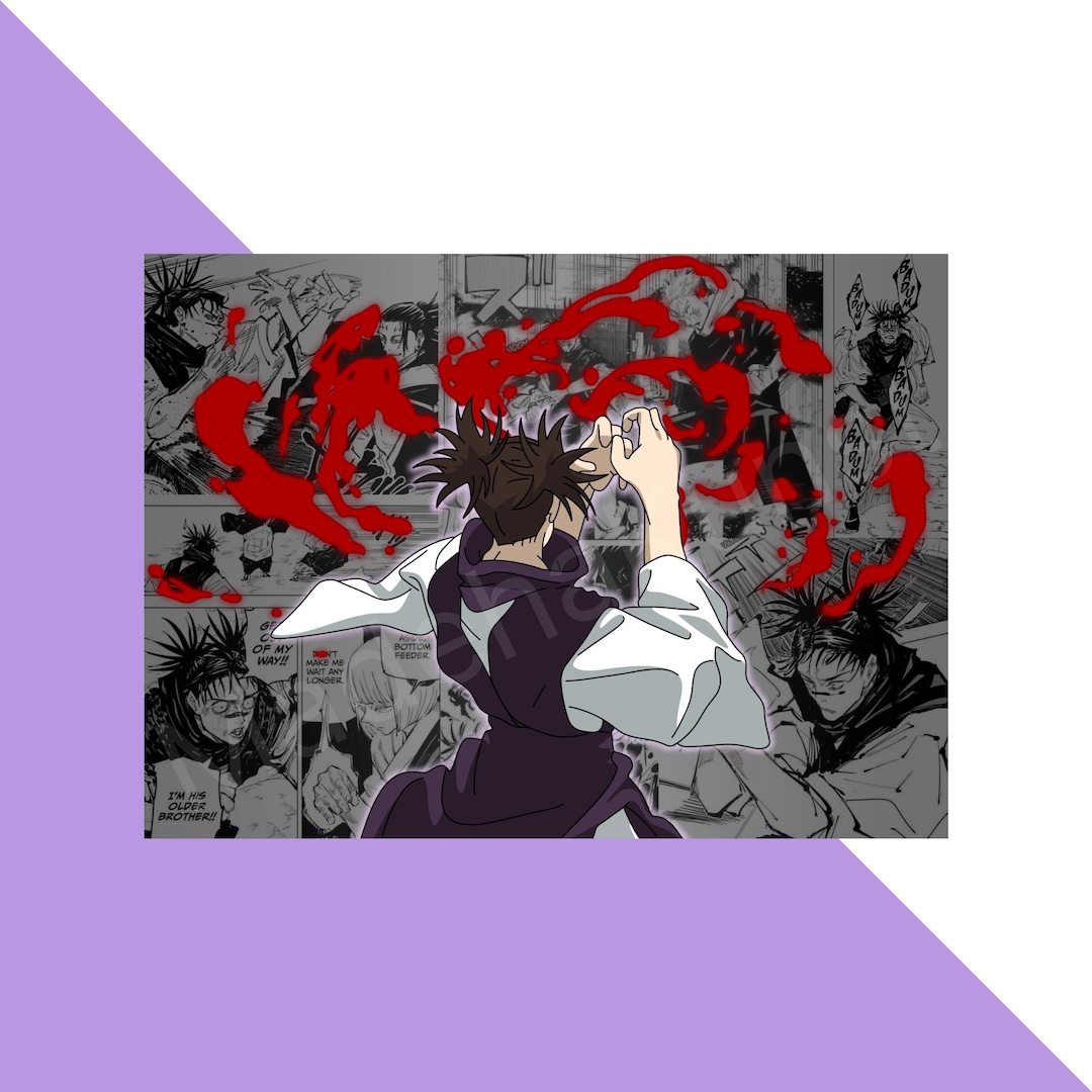 JJK Print With Frame - Etsy