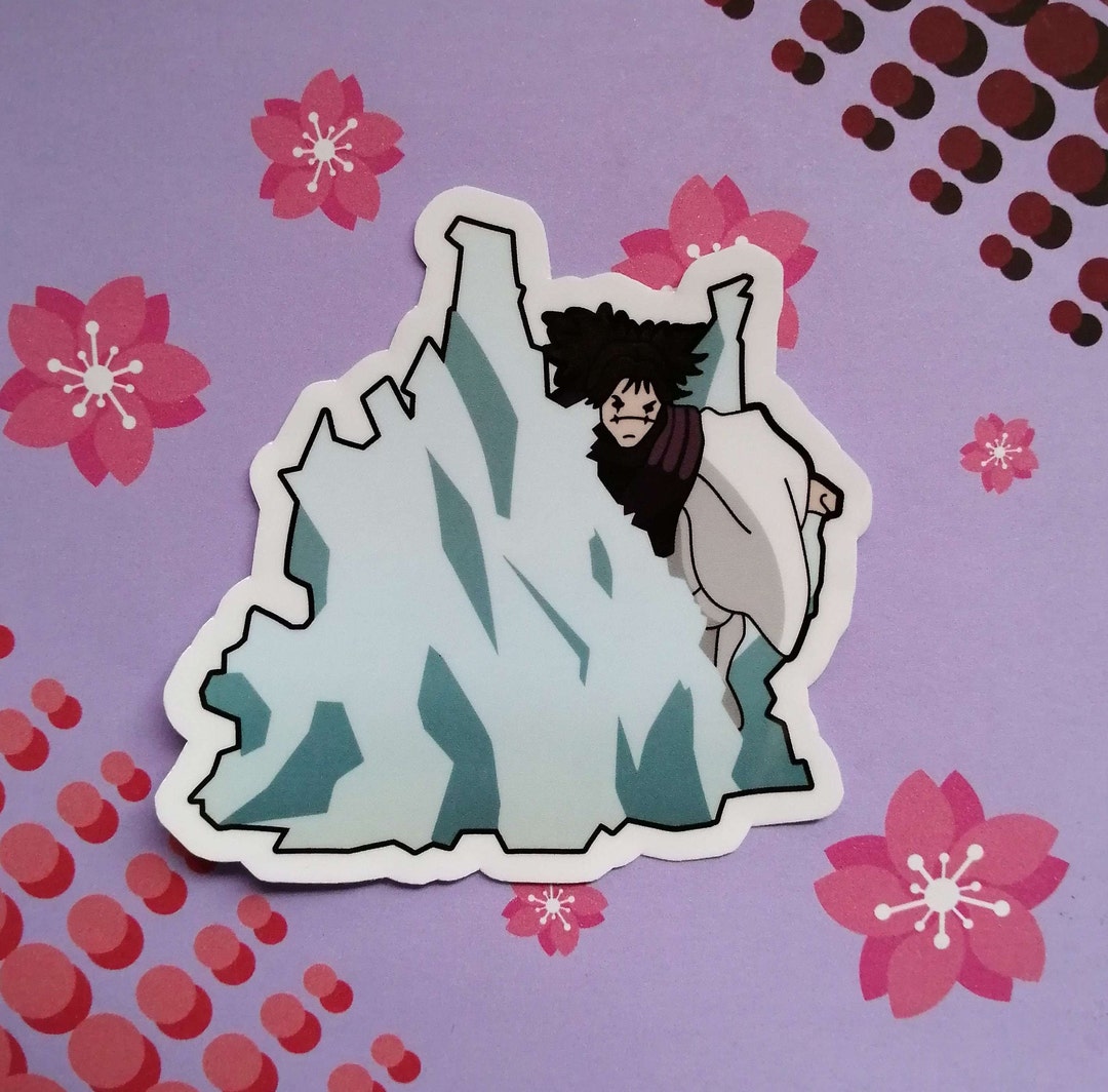 JJK Trapped in Ice Sticker - Etsy