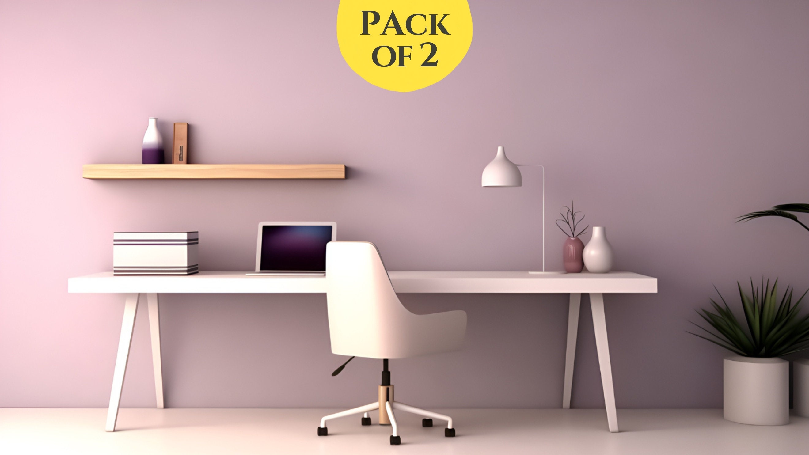 Pink Study Room Background, Zoom Meetings, Home Office, Blurred Zoom ...