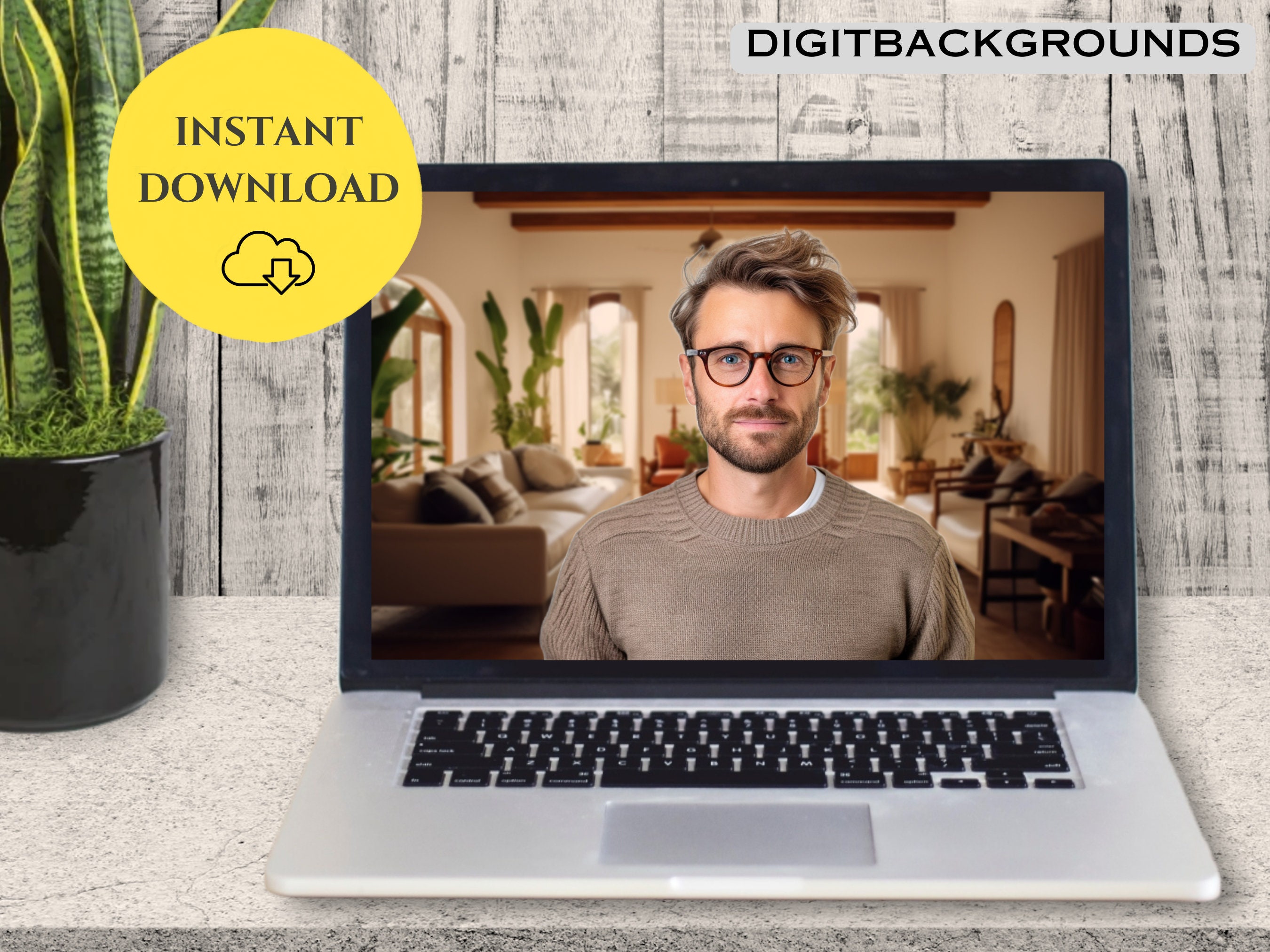 Interior Virtual Backgrounds Minimalistic Zoom Backdrop Home - Etsy