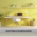 Yellow Study Room Background Zoom Meetings Home Office - Etsy