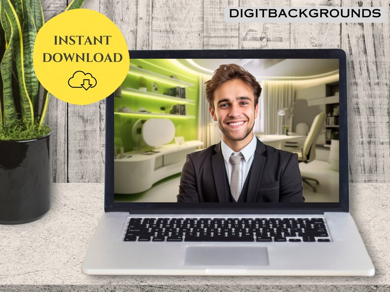 Study Virtual Backgrounds Minimalistic Zoom Backdrop Home - Etsy