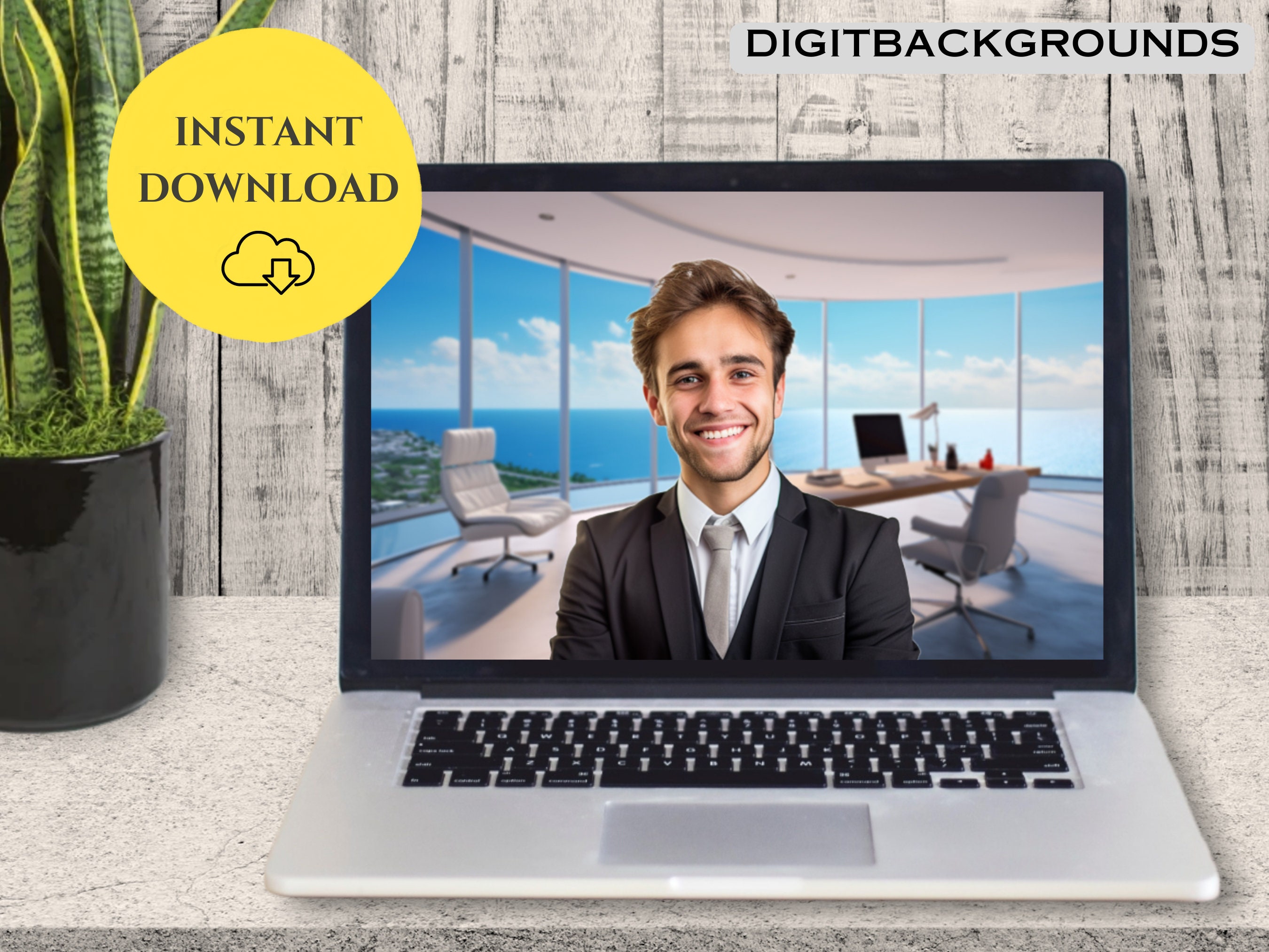 Office Virtual Backgrounds Minimalistic Zoom Backdrop Home Office ...