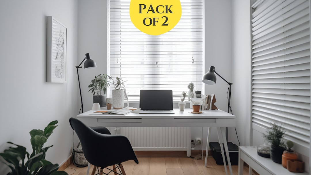 White Study Room Background, Zoom Meetings, Home Office, Blurred Zoom ...