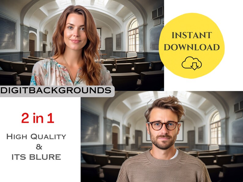 Univercity Study Room Background, Zoom Meetings, Home Office, Blurred ...