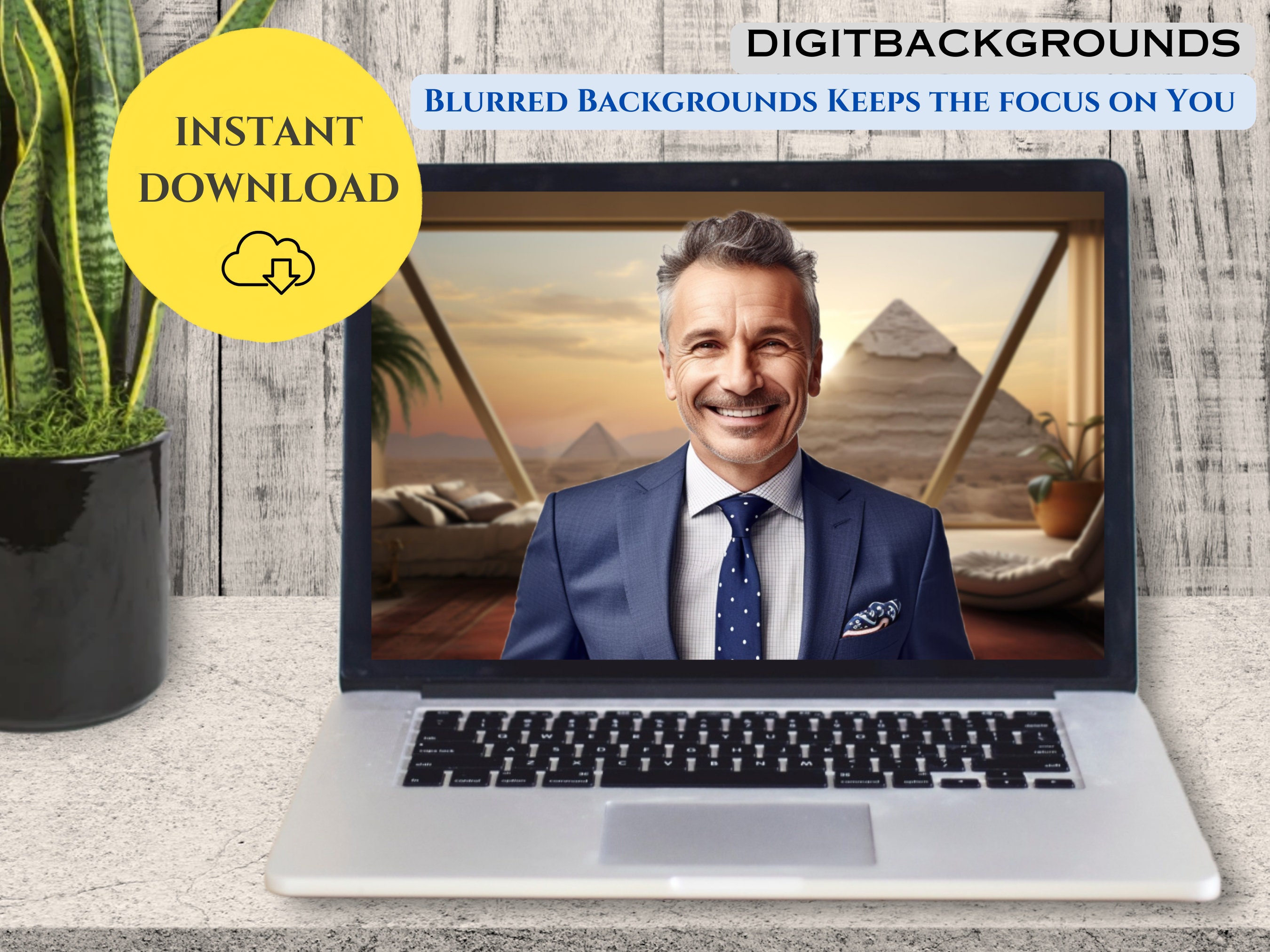 Egyptian Pyramids Background, Zoom Meetings, Blurred Zoom Virtual ...